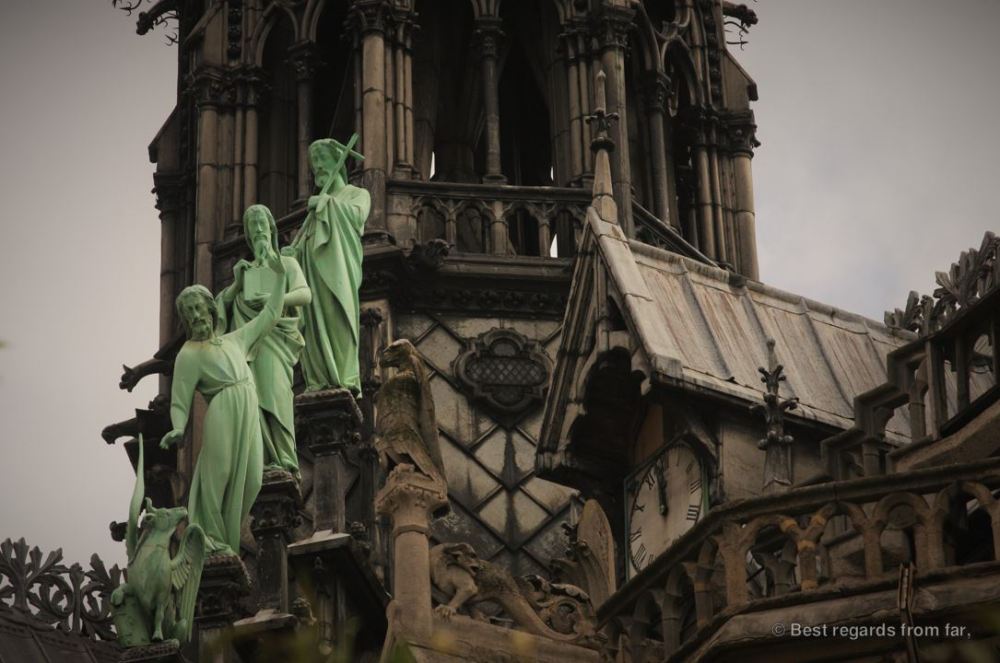 Notre Dame de Paris: Back Then & Today – Best regards from far,