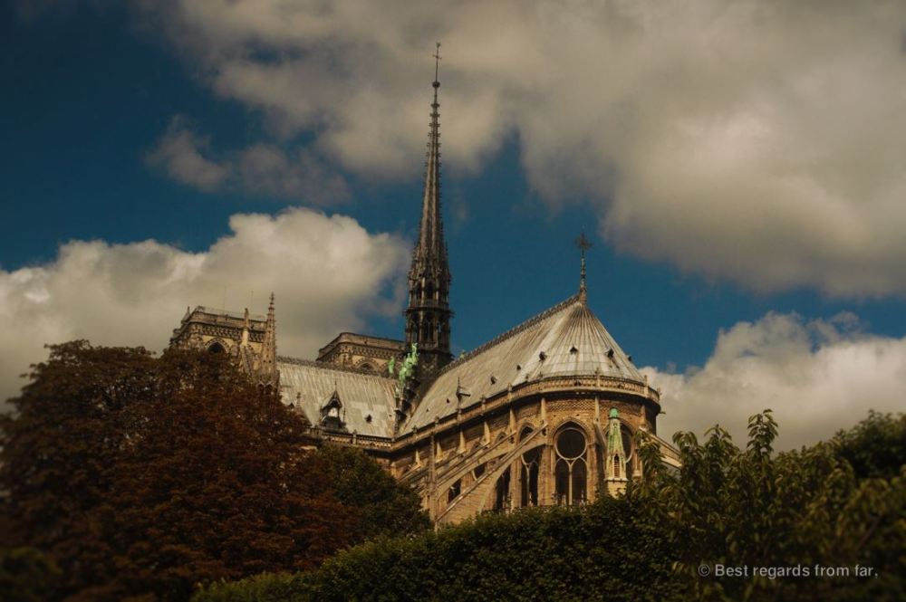 Notre Dame de Paris: Back Then & Today – Best regards from far,