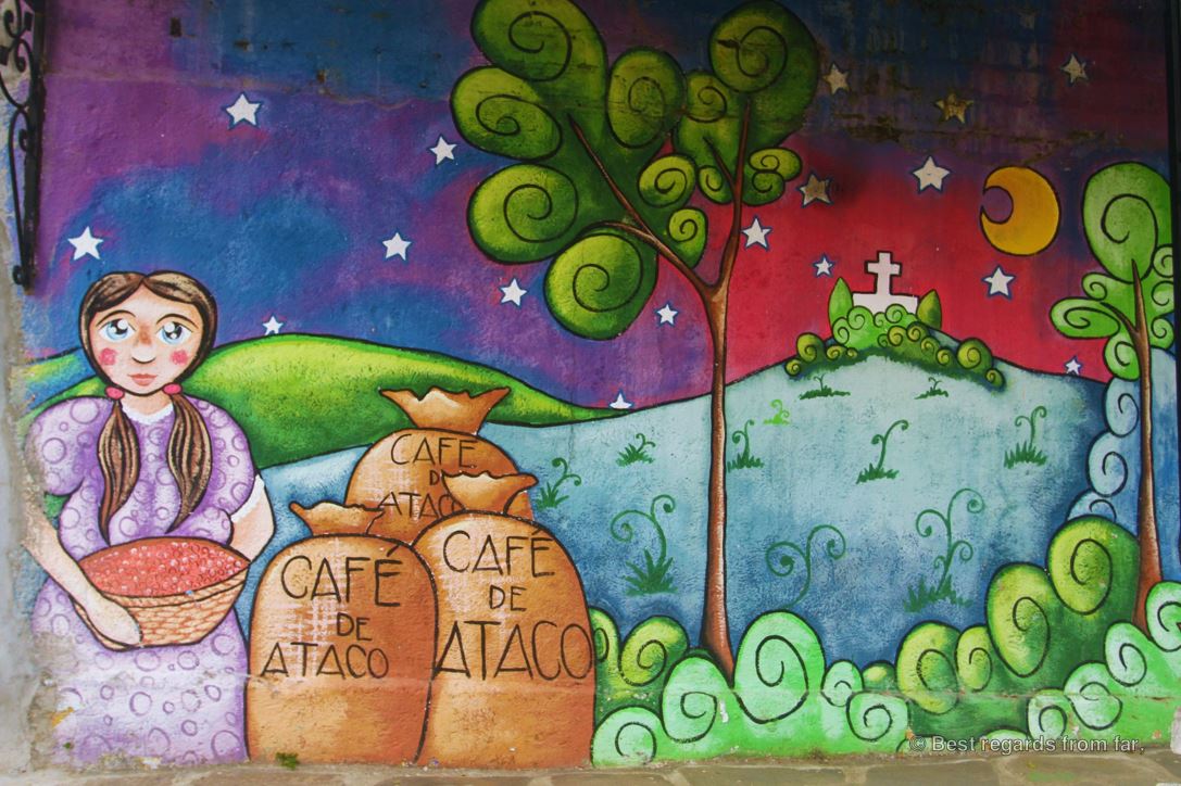 Stories on the walls of Ataco, El Salvador – Best regards from far,