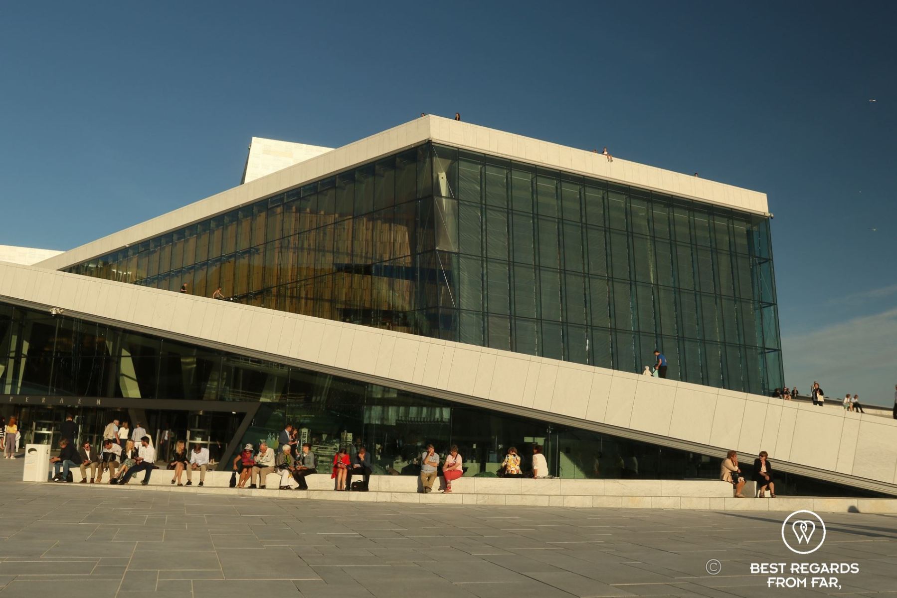 A night at the opera in Oslo – Best regards from far,