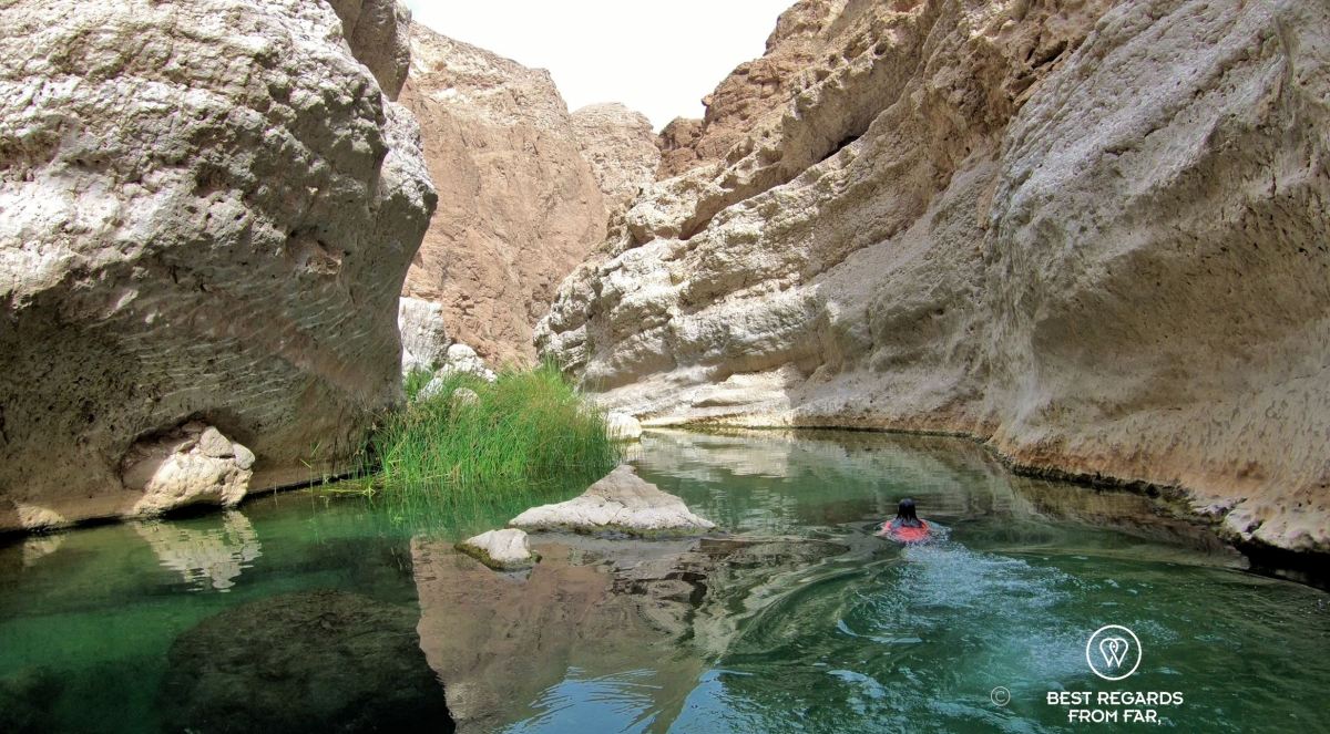 Cooling down in the wadis of Oman – Best regards from far,
