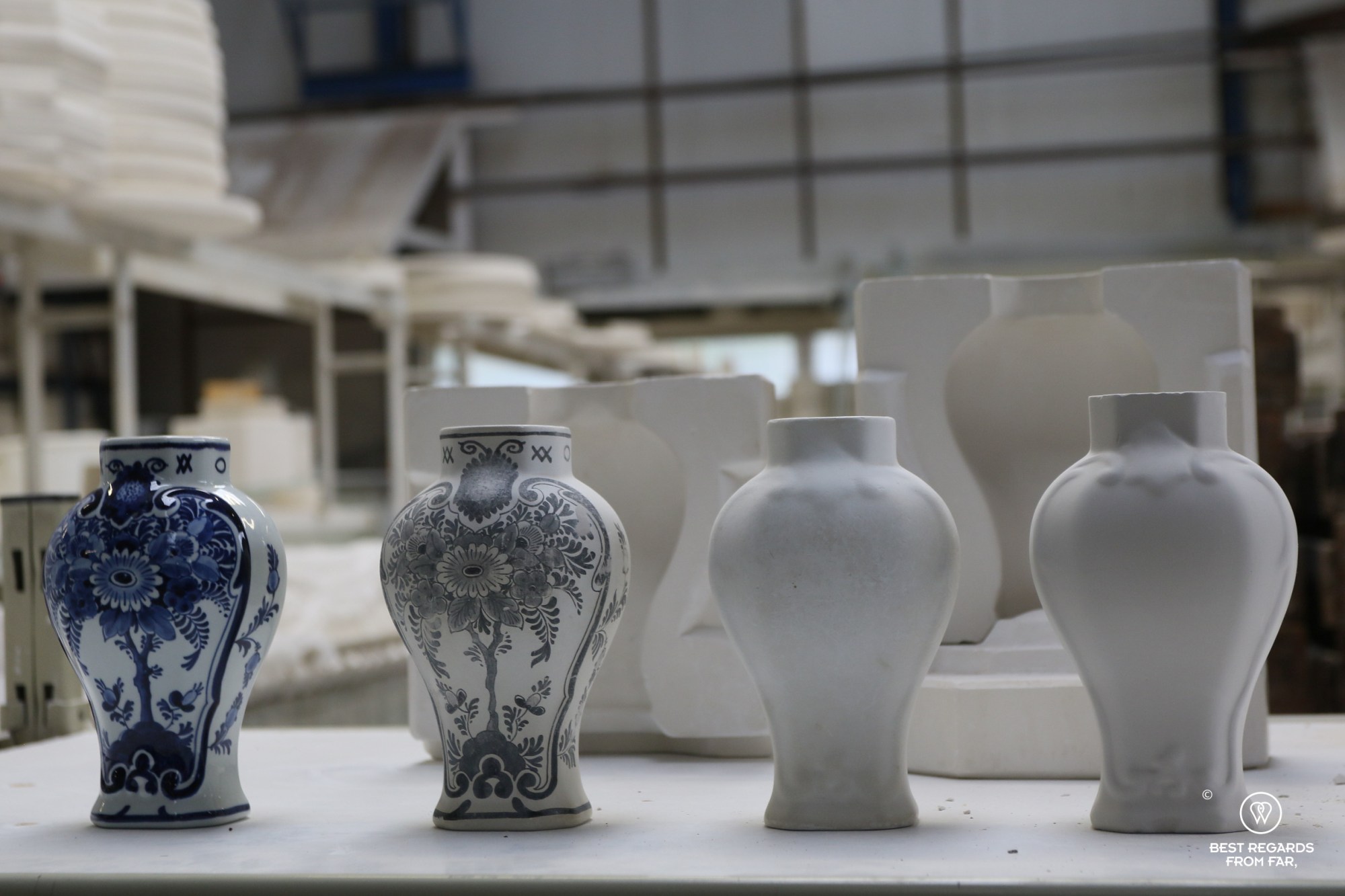 Truly experience Delft Blue at Royal Delft! – Best regards from far,