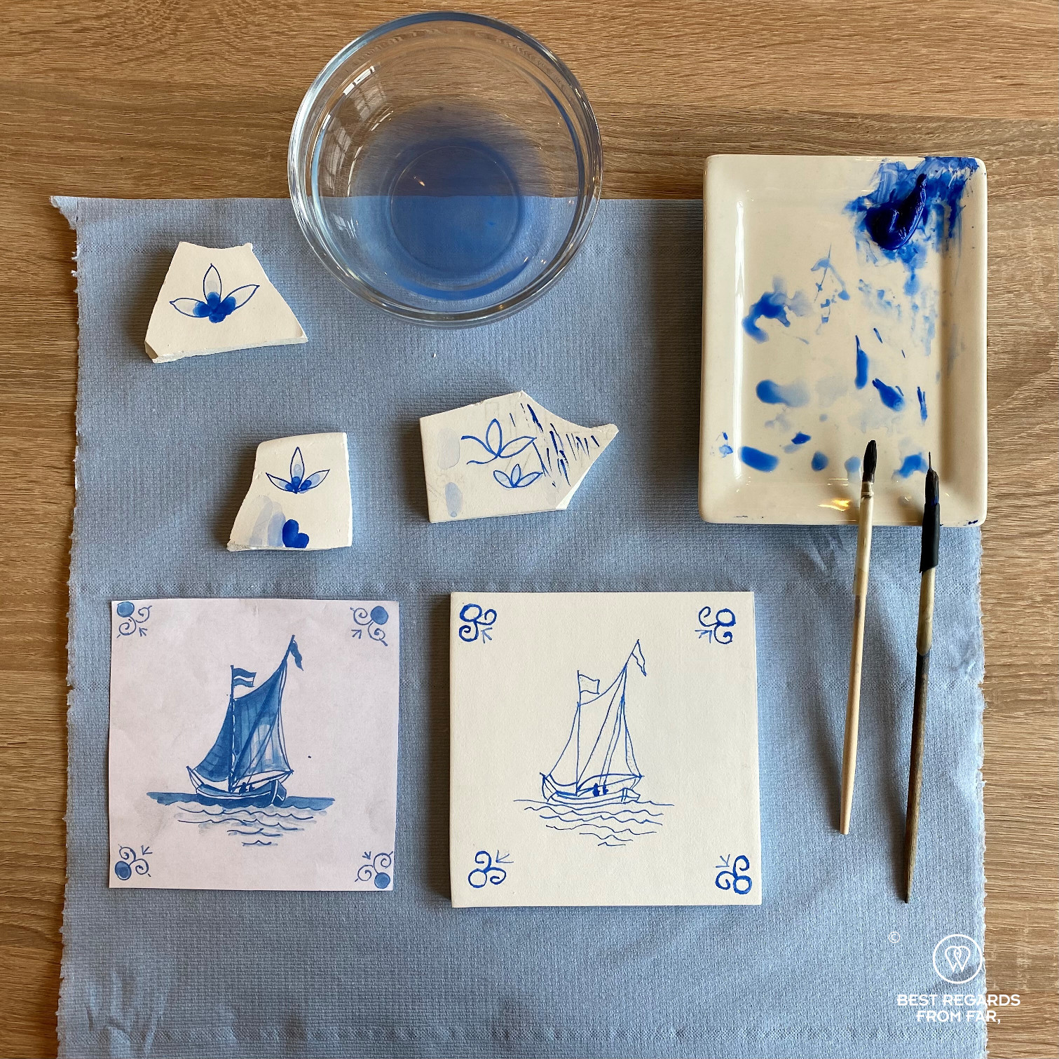 Truly experience Delft Blue at Royal Delft! – Best regards from far,