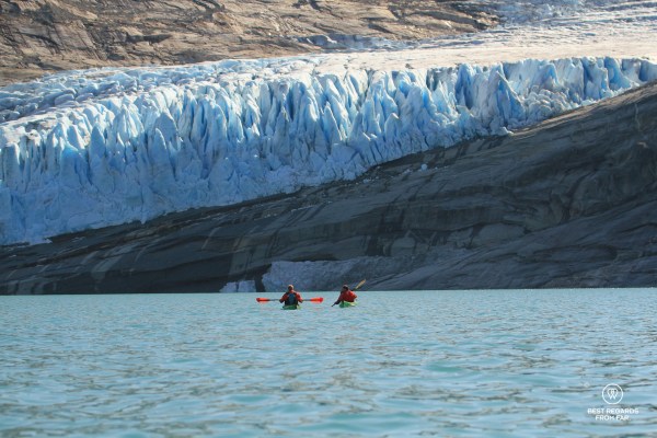Kayaking beyond the Arctic Circle – Best regards from far,