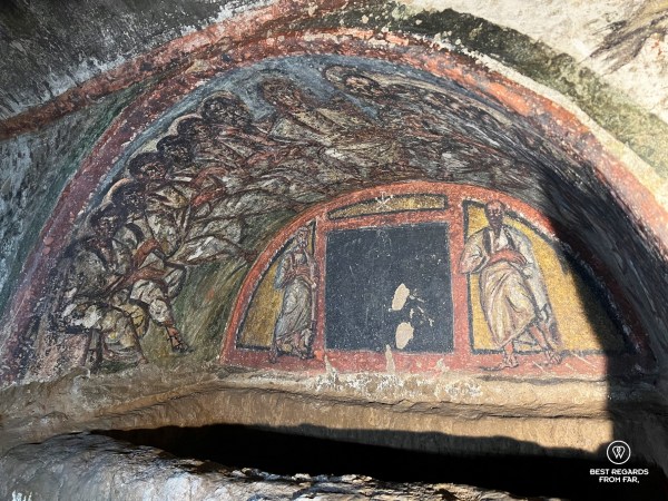 Digging into world’s oldest catacombs in Rome – Best regards from far,