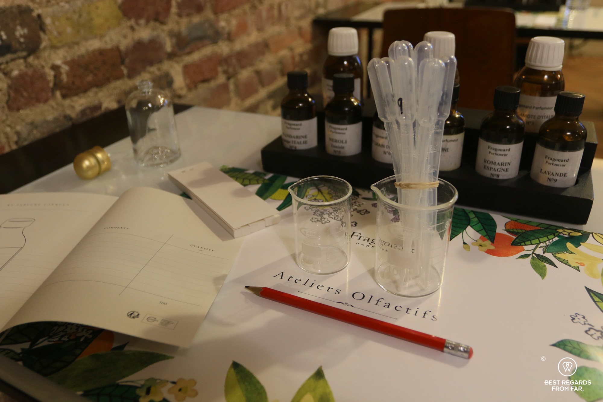 Become a Perfumer for a Day! – Best regards from far,