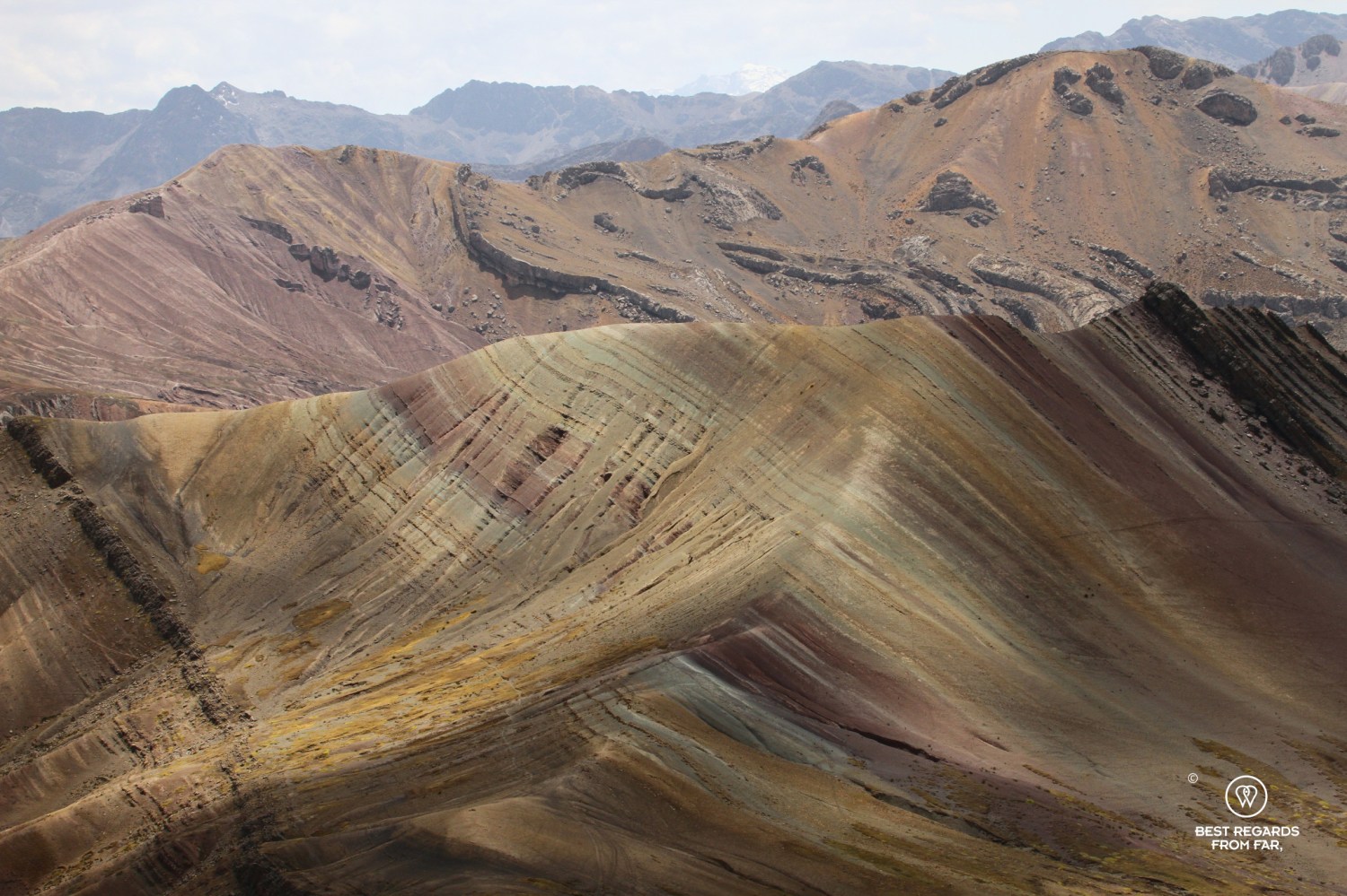 The geological kaleidoscope uncovered: Palcoyo’s Rainbow Mountains [Peru] – Best regards from far,
